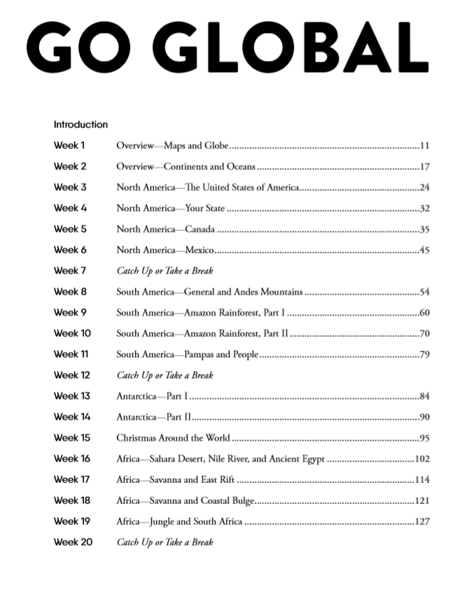 Go Global Curriculum - Little Arrows – Cultivated Learning Shop