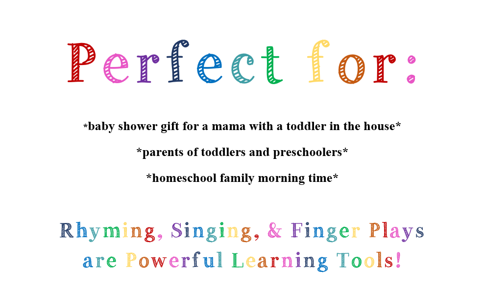 Preschool Finger Play and Song Cards – Cultivated Learning Shop